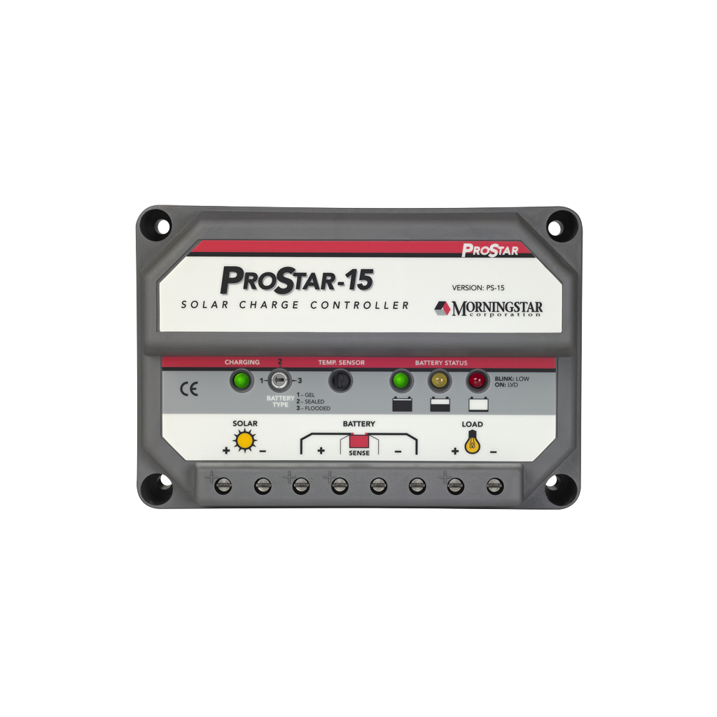Morningstar Prostar 15 Amp PS-15, Charge Controller (Without meter ...