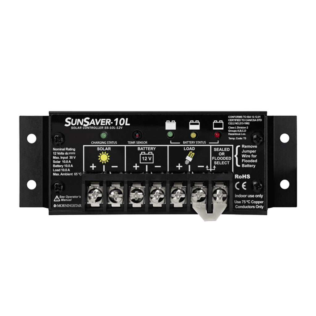 Morning Star SunSaver Charge Controller (SS-10L-12V) – SOLARMYPLACE